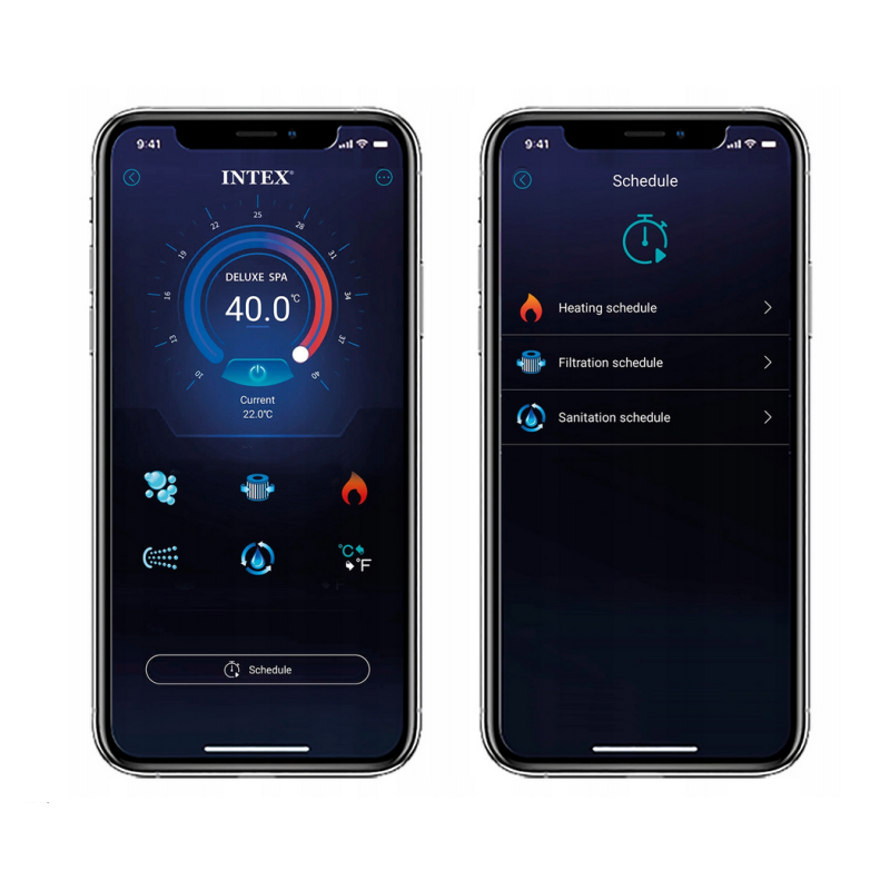 Basen 28462 Intex Spa Jacuzzi 6 osób podgrzewacz Wi-Fi